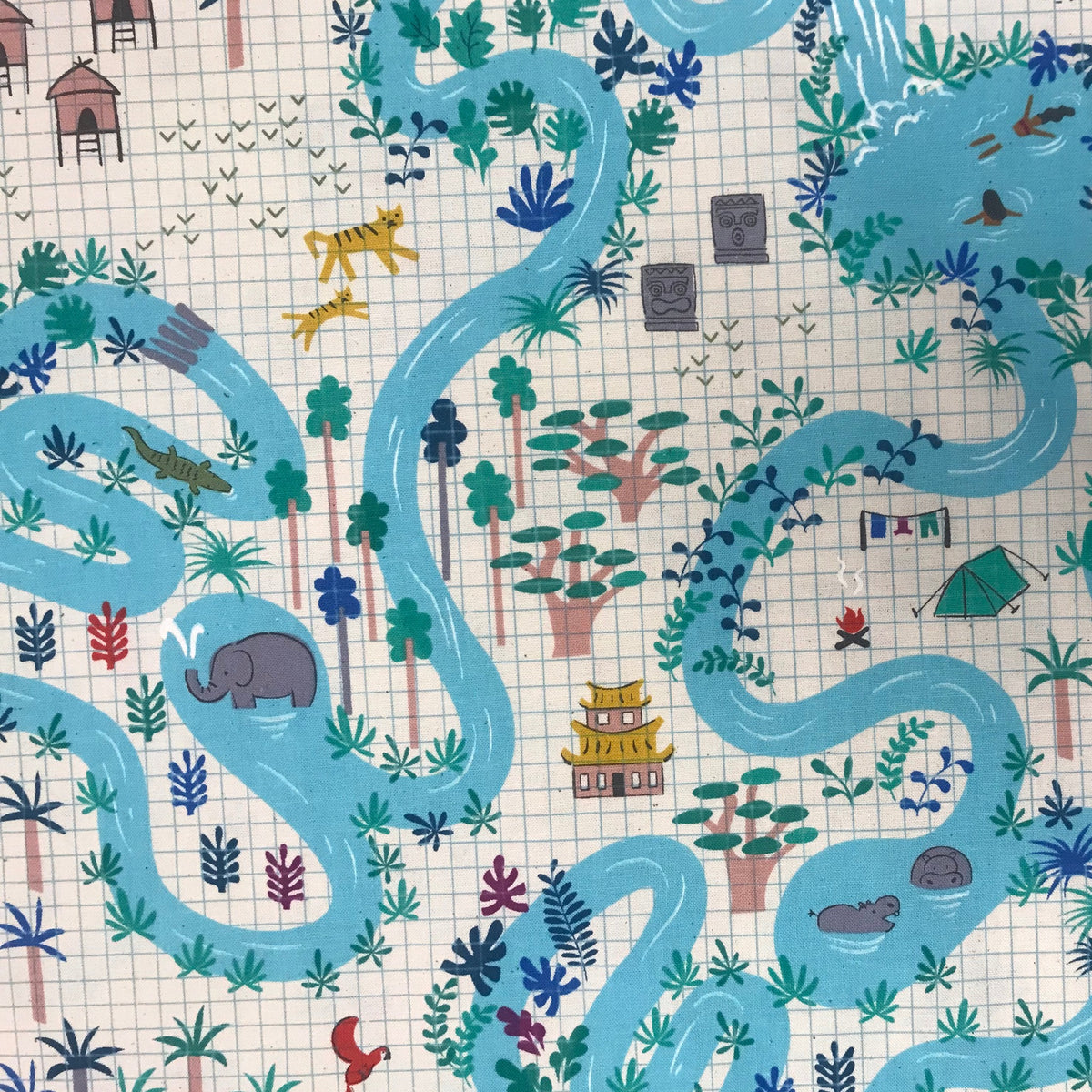 NP157 CS Lagoon Map – Fabric Corner Inc